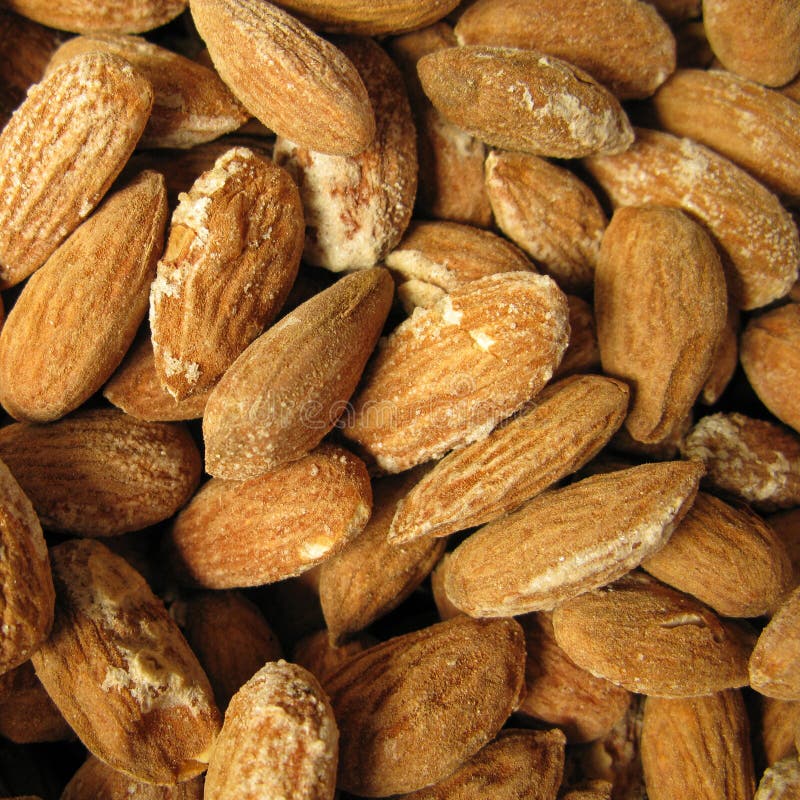 Almonds stock photo. Image of detail, stack, mandel, nuts - 10660256