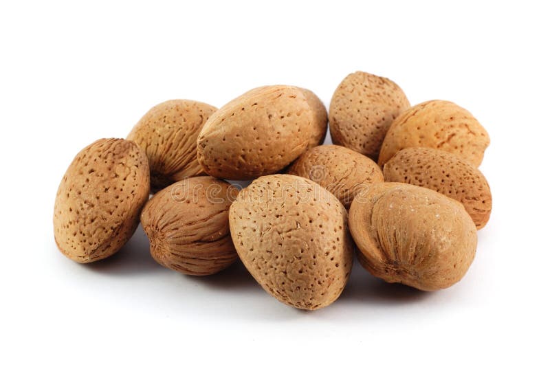 Almonds stock photo. Image of brown, macro, healthy, almonds - 13055558