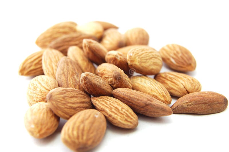 Almonds and grated almonds stock photo. Image of botany - 22283864