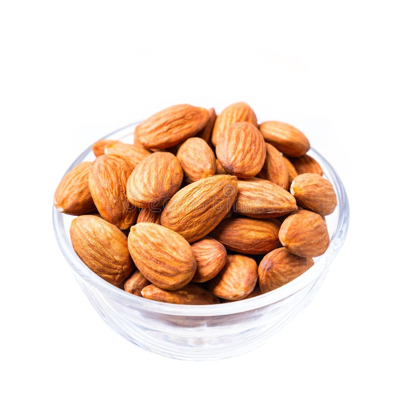 Almonds stock image. Image of bowl, closeup, detail - 152491611
