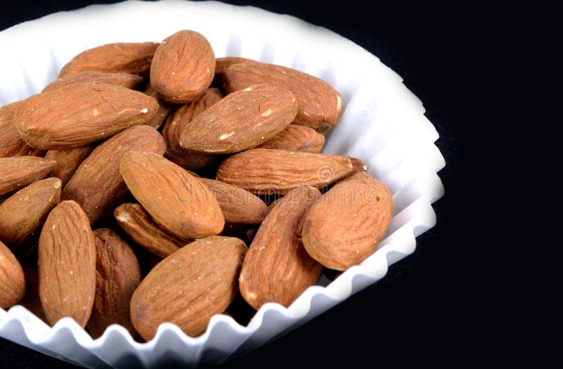 Almonds stock image. Image of shelled, white, healthy - 32607037