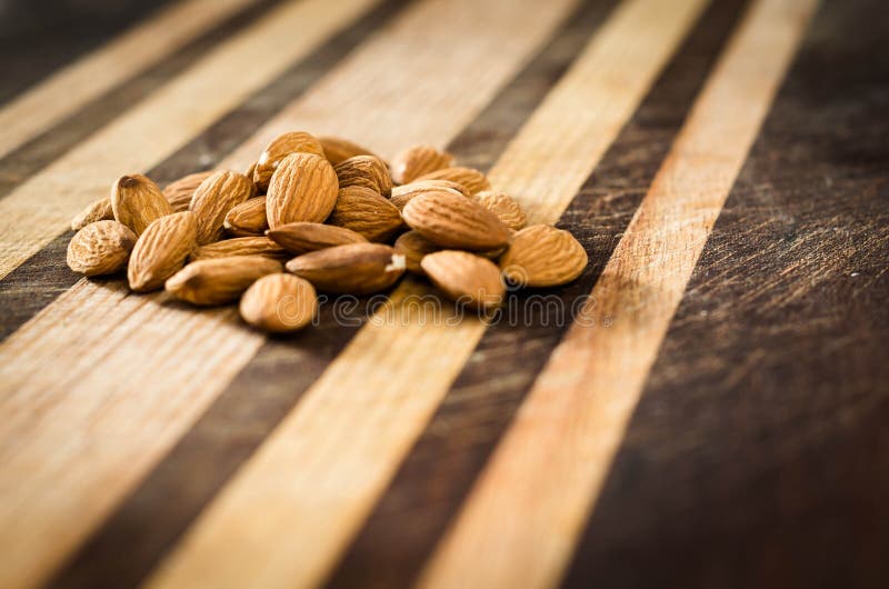 Almonds stock photo. Image of nuts, healthy, board, interesting - 48913776