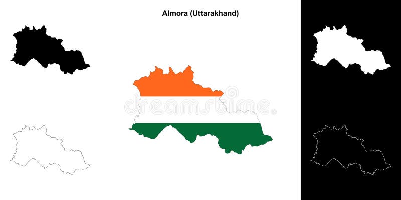 Almora Map Stock Illustrations – 4 Almora Map Stock Illustrations ...