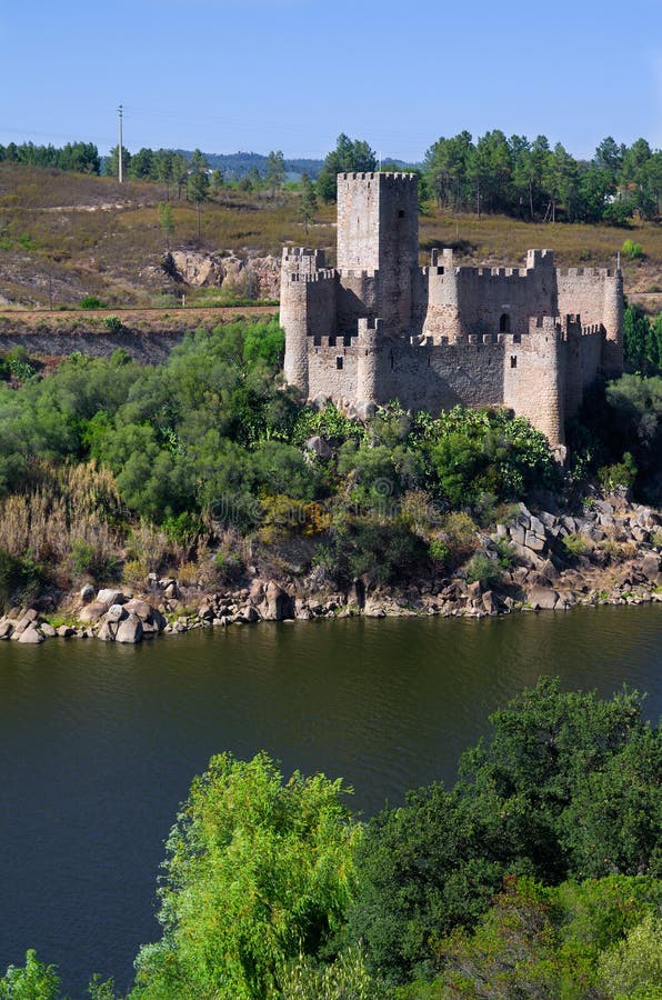 Almourol Castle stock image. Image of tagus, castle, monument - 26647049