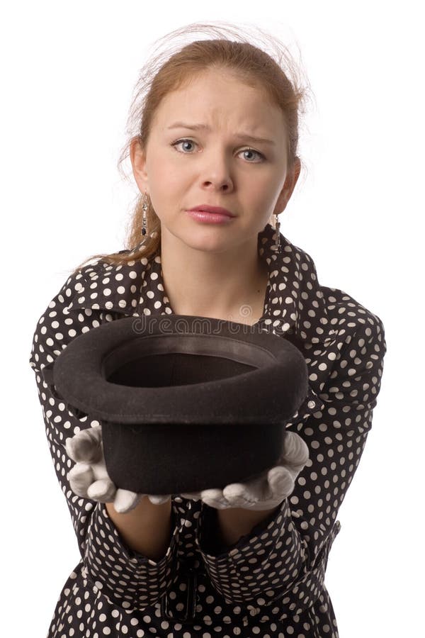 Alms stock image. Image of woman, contribution, mournful - 5436767