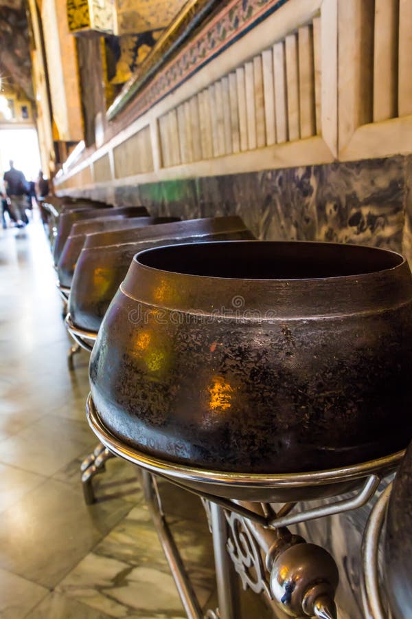 Alms bowl stock image. Image of architecture, buddhism - 46999935