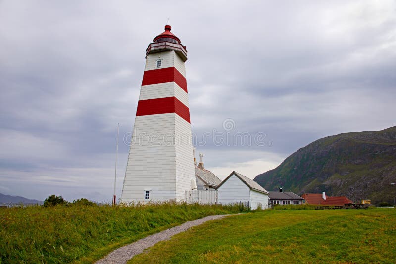 Alnes lighthouse 2 stock image. Image of landscape, norway - 32337073