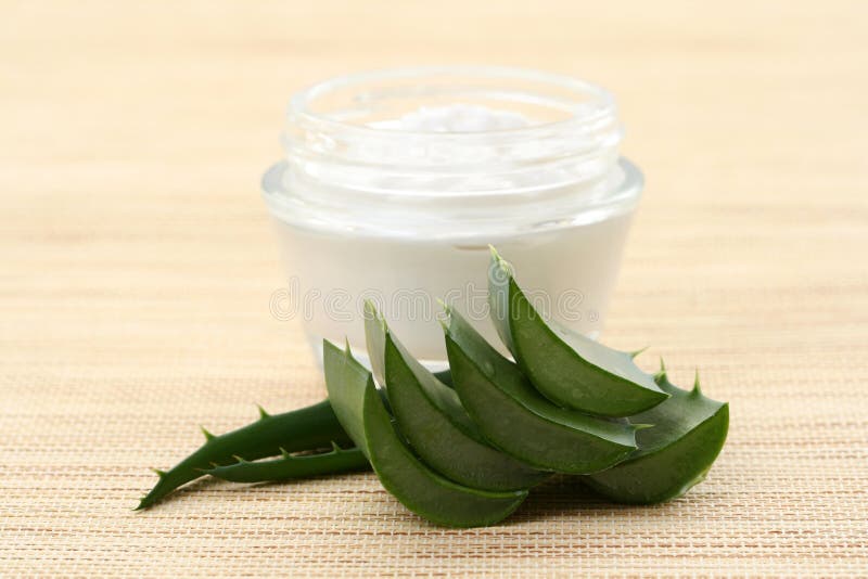 Aloe cream stock image. Image of botany, dermatology, health - 5947283