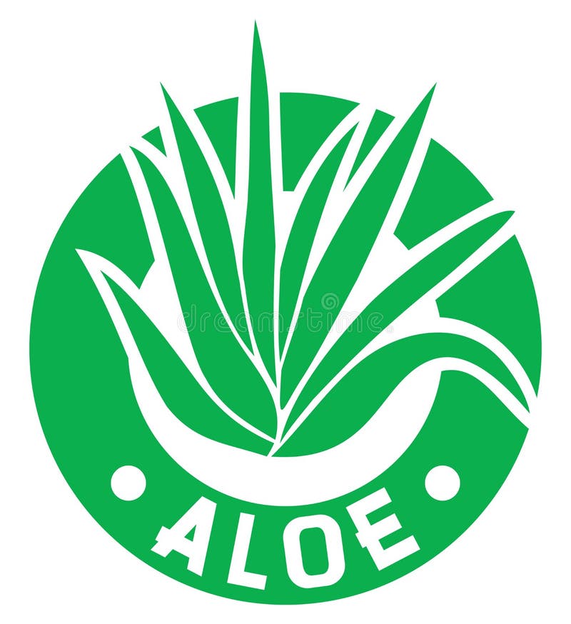 Aloe vera symbol stock vector. Illustration of leaf, nutritional - 32290692