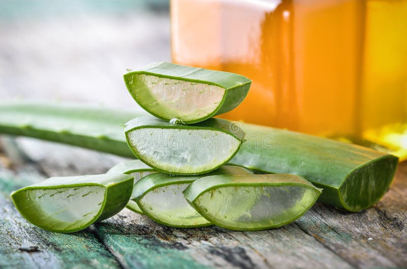 Aloe Vera Use in Spa for Skin Care Stock Image - Image of herbal, vera ...