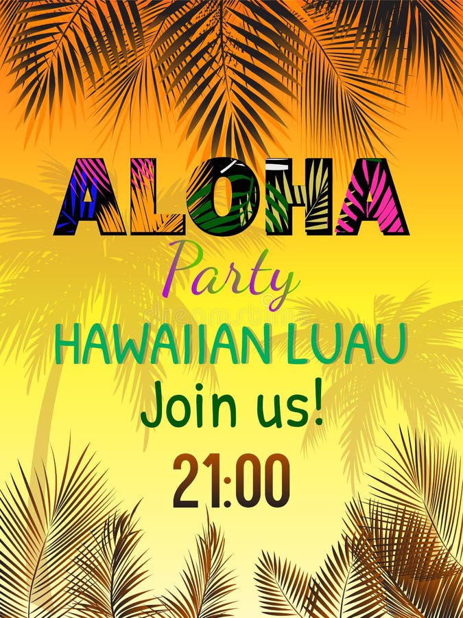 Aloha Hawaii. Best Creative Vector Design for Poster, Flyer ...