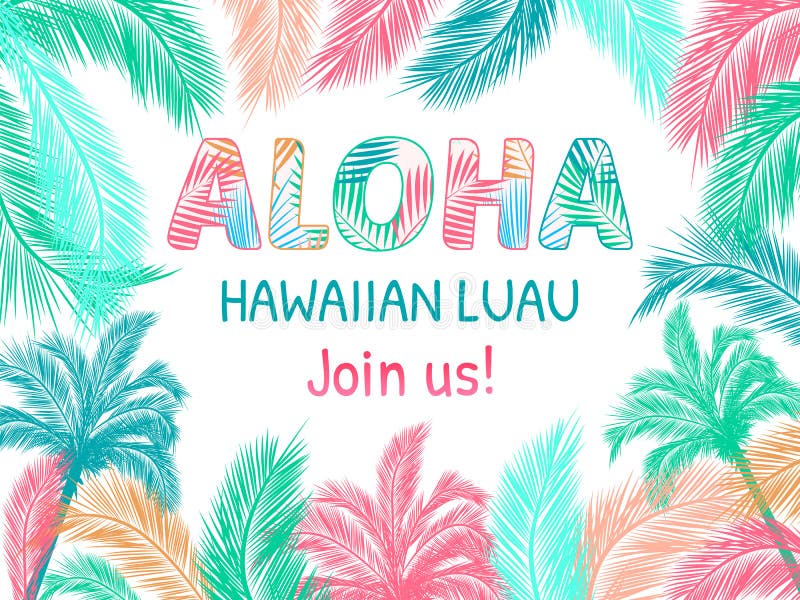Aloha Hawaii. Aloha T-Shirt Design Stock Vector - Illustration of cover ...