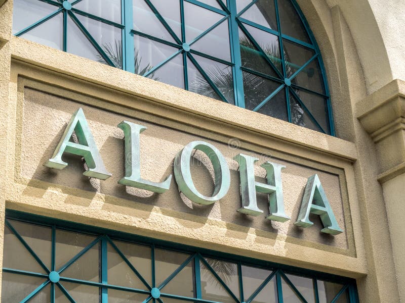 Aloha sign stock image. Image of waikiki, pacific, honolulu - 79646477