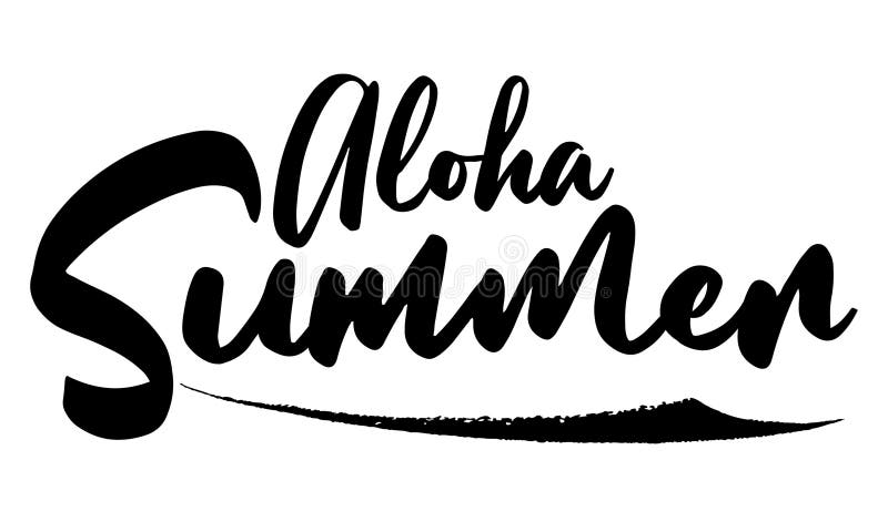 Aloha Wording Stock Illustrations – 10 Aloha Wording Stock ...