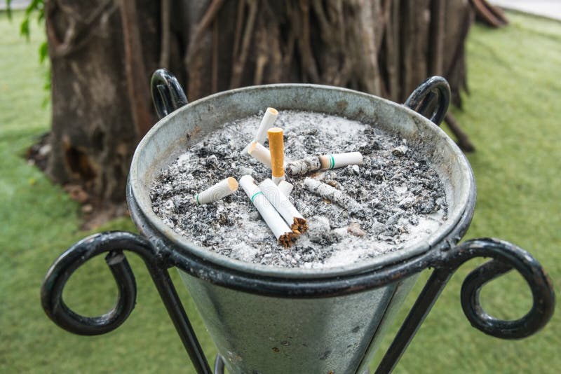 Alone Cigarette. stock image. Image of brown, smoking - 58561753