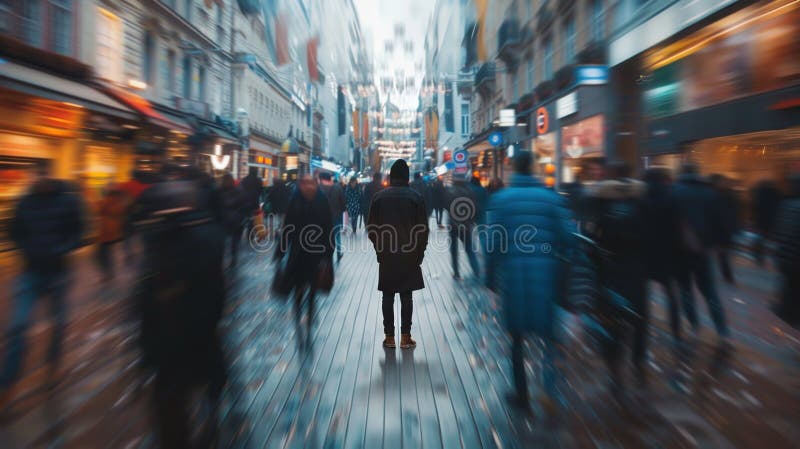 Alone in a Crowd Representing Mental Separation and Emotional Distance ...