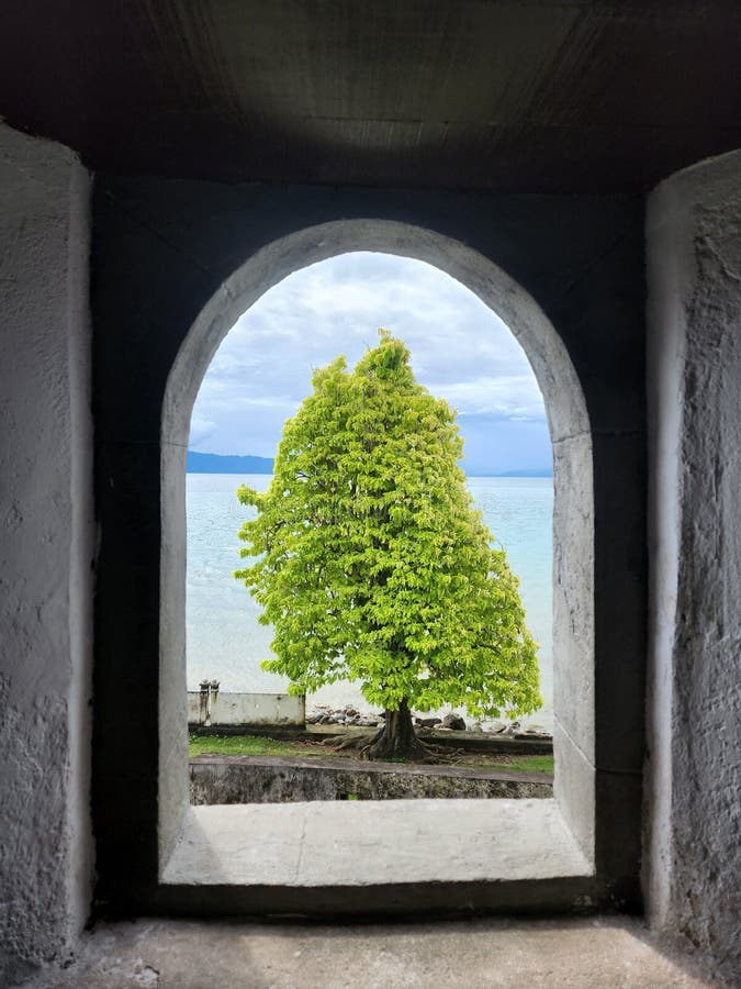 Through a Fort window stock photo. Image of fort, architecture - 262483670