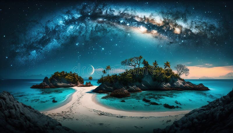 Alone Lonely Night Dark Blue Night View Image Fantasy Artwork ...