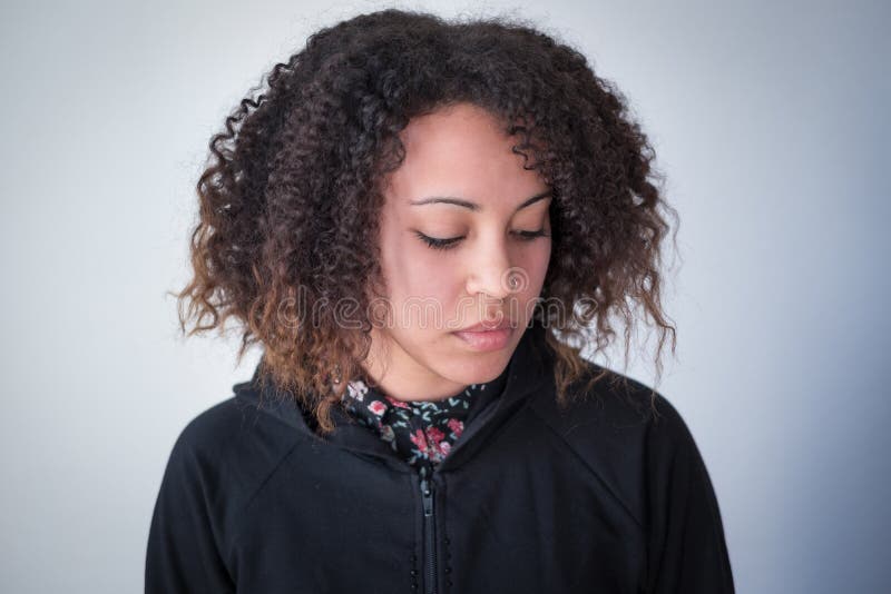 Alone and Lonely Young Girl Feeling Depressed Stock Photo - Image of ...