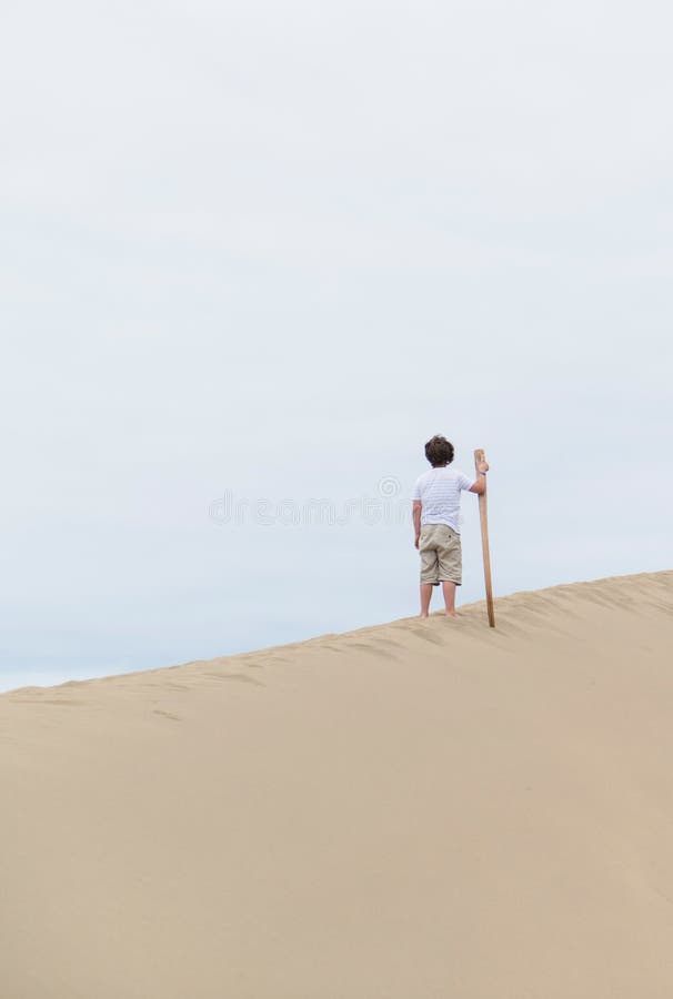 Alone man stock photo. Image of people, desert, pattern - 31944578