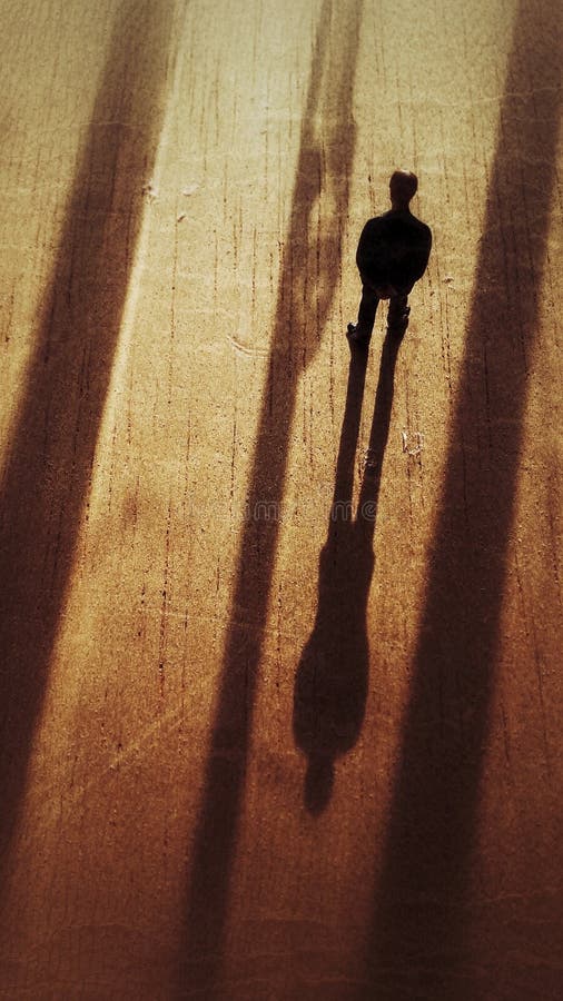 Alone stock photo. Image of alone, thinking, shadow - 69341236