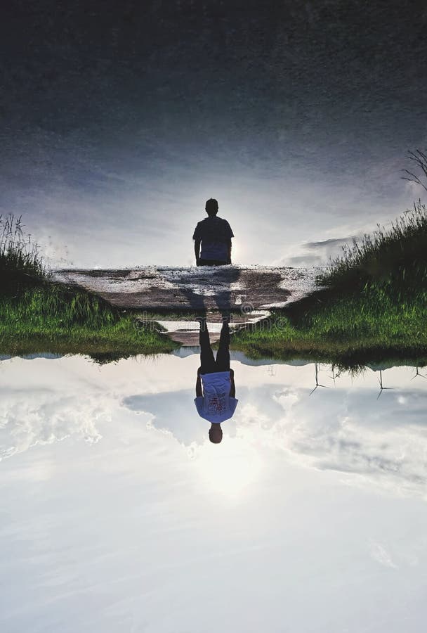 Alone Man, Thinking, Future Stock Photo - Image of alone, freedom ...