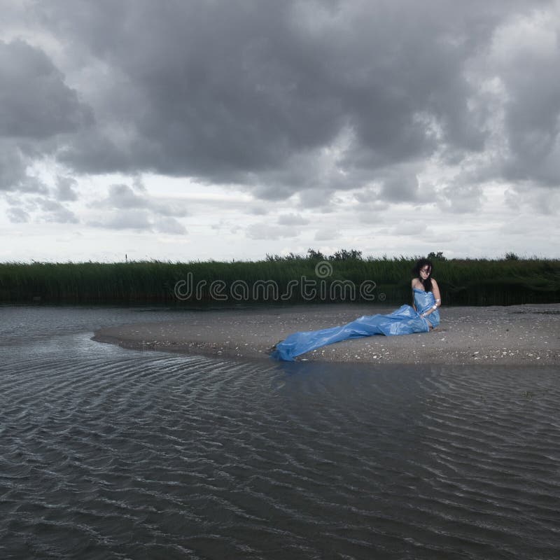 Alone model stock image. Image of girl, model, happiness - 32930781
