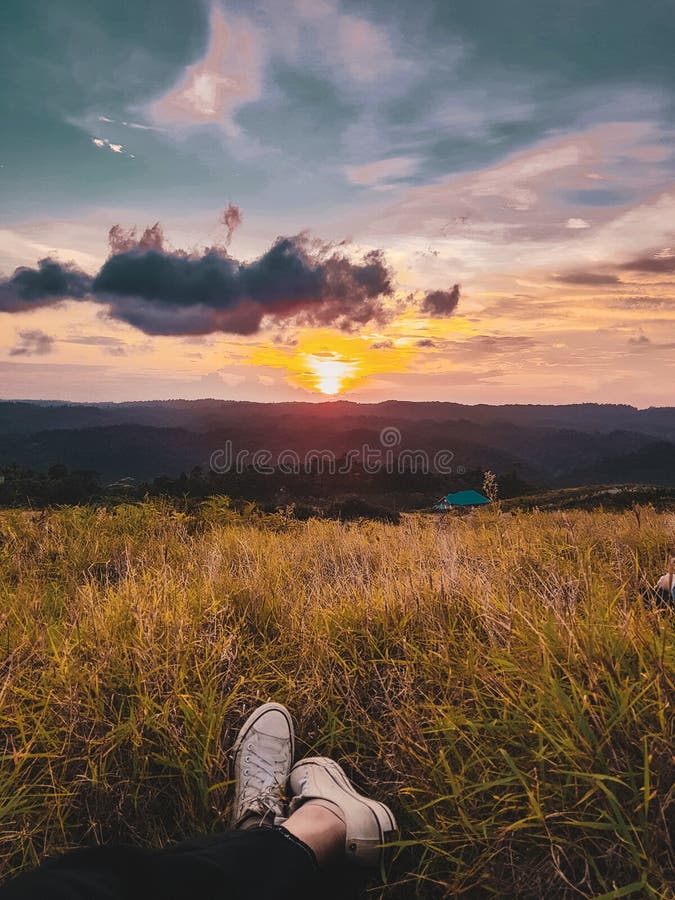 Waiting for the sunset stock photo. Image of desert, travel - 4309978