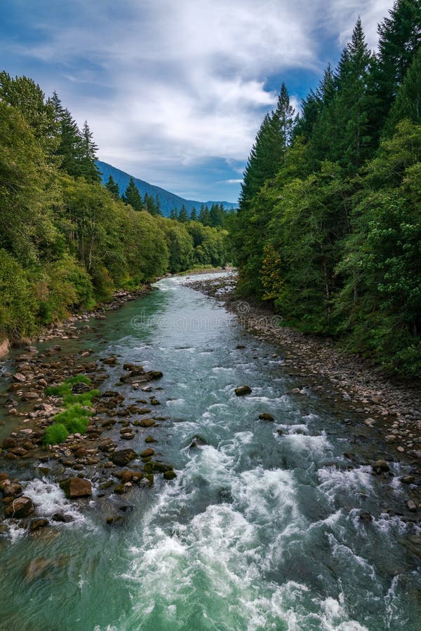 Along the Cispus River stock image. Image of cascade - 125130939