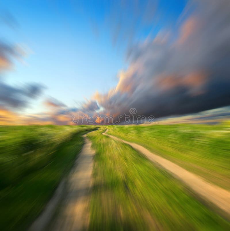 Along the road stock photo. Image of landscape, highway - 48006008