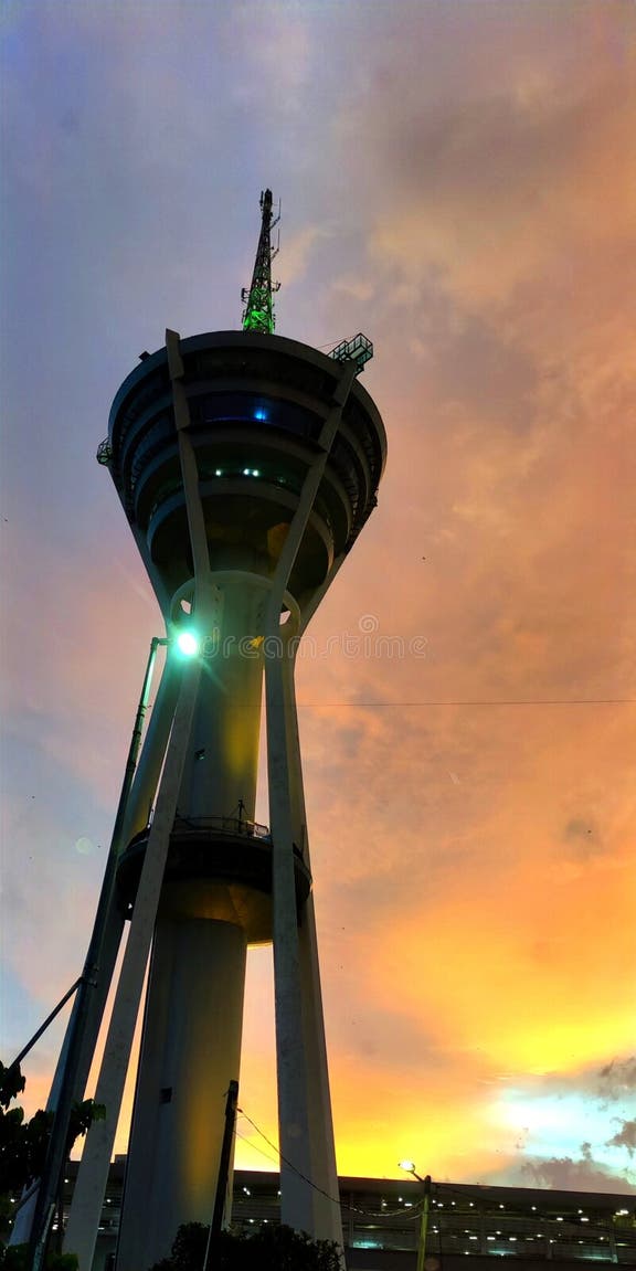 Alor Setar Tower in the Sunset Time Stock Image - Image of highest ...