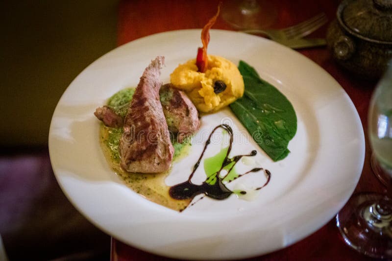 Alpaca meat with potatoes stock photo. Image of cuisine - 270927334