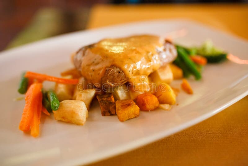 Alpaca Meat, Peruvian Style Stock Image - Image of noodle, delicious ...