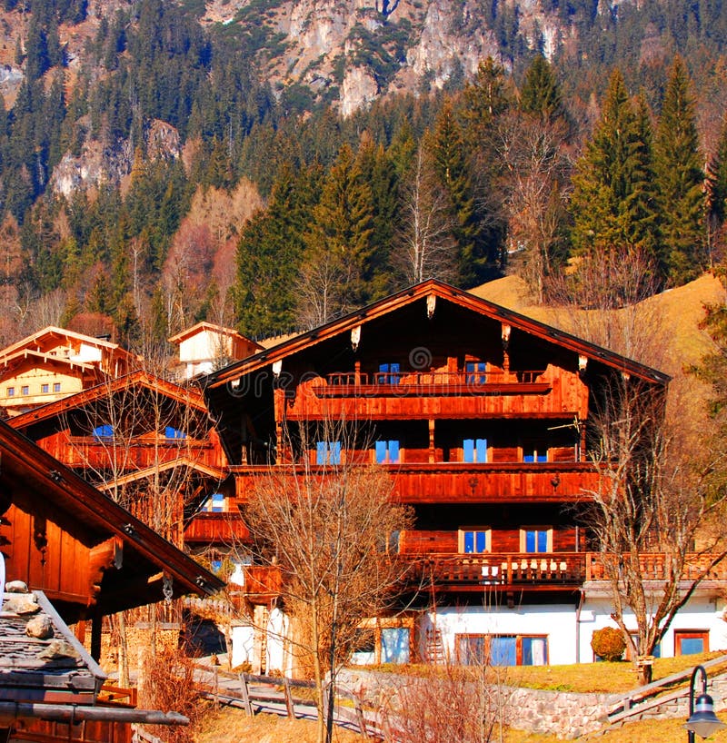 Alpbach, Austria stock photo. Image of european, forest - 4495120
