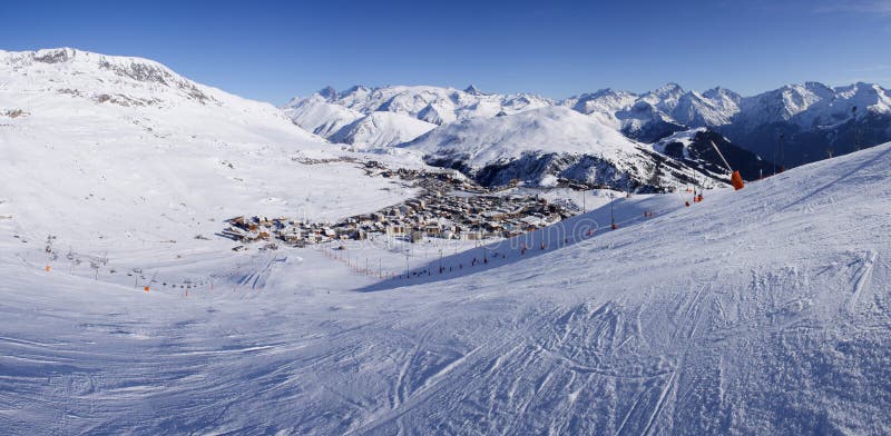 Alpe d Huez stock image. Image of huez, landscape, alps - 13916829