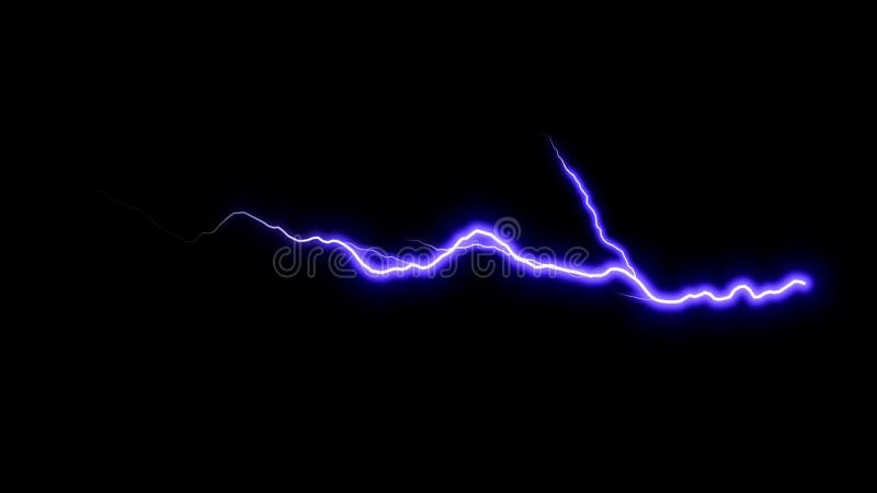 Alpha Channel. Lightning Effect, Electricity 3d Effect, Blue Light ...