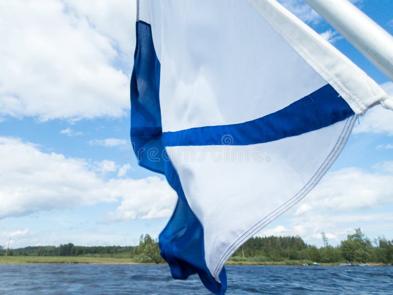 Alpha flag at diving site stock photo. Image of windy - 105418560