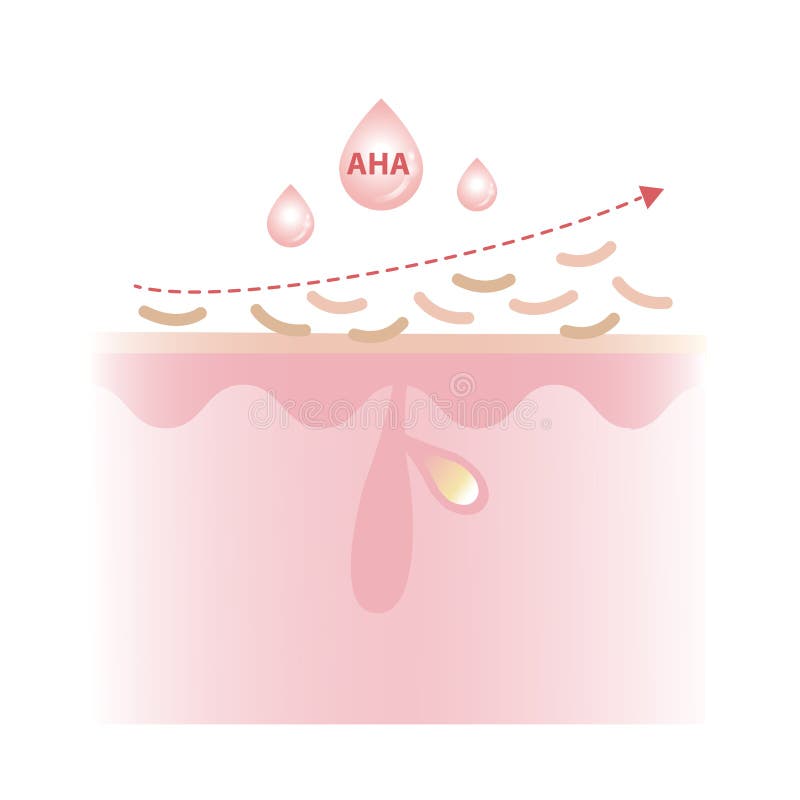 Alpha Hydroxy Acids Characteristics Vector Illustration Isolated on ...