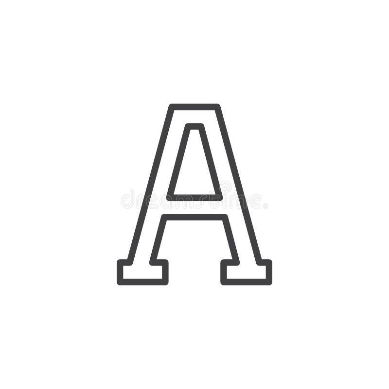 Alpha signe illustration de vecteur. Illustration du maths - 17548013