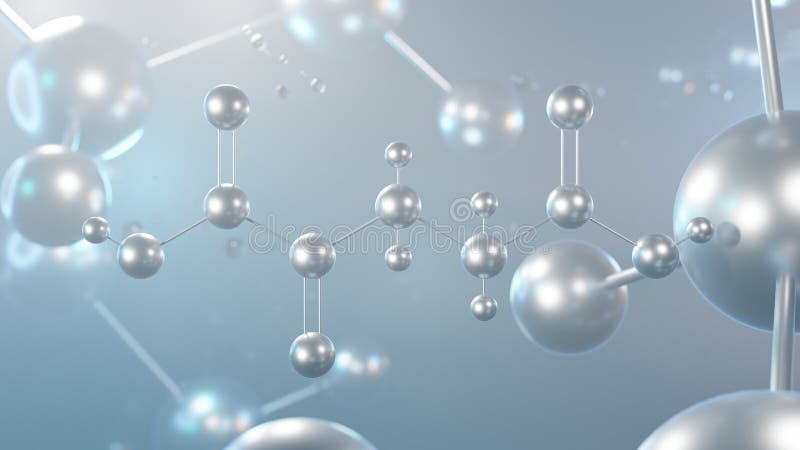 Ammonia Molecular Structure, 3d Model Molecule, Binary Hydride ...