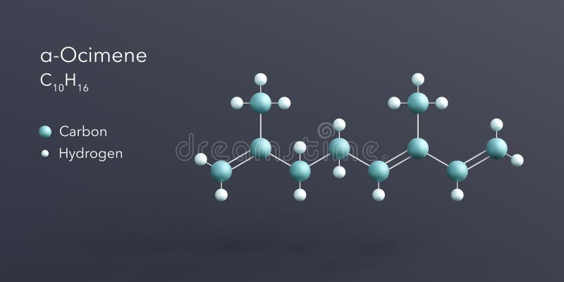 Ocimene Molecule Stock Illustrations – 16 Ocimene Molecule Stock ...