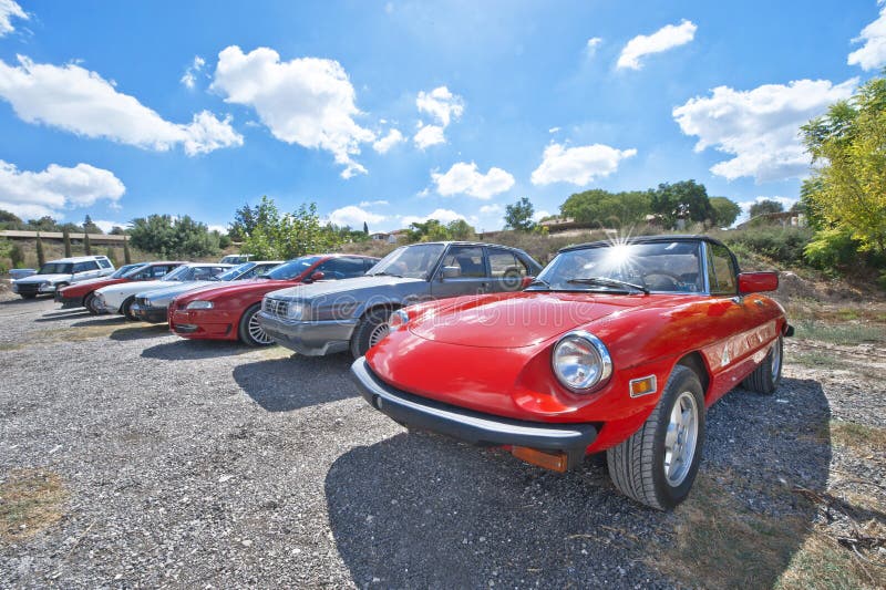 Alpha Romeo editorial photography. Image of brand, cloud - 45765867