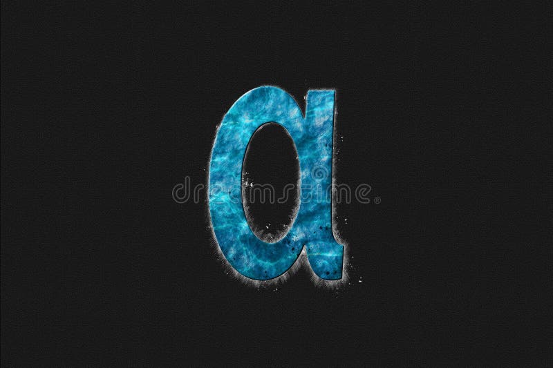 Alpha Sign. Alpha Letter, Greek Alphabet Symbol Stock Image - Image of ...