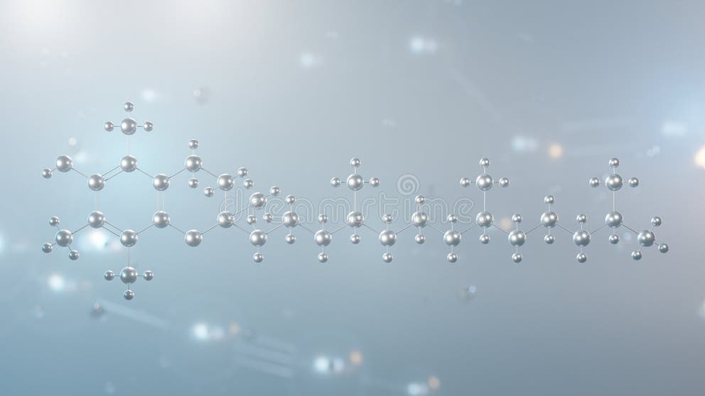 Tocopherol Skeletal Formula Molecular Chemical Structure Stock ...