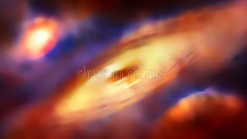 Alpha Ursae Majoris, Binary Star System Space Art . Stock Video - Video ...