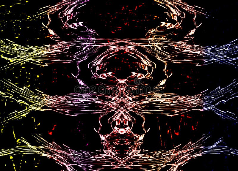 Alpha Wave Style Desktop Background Image Stock Image - Image of ...