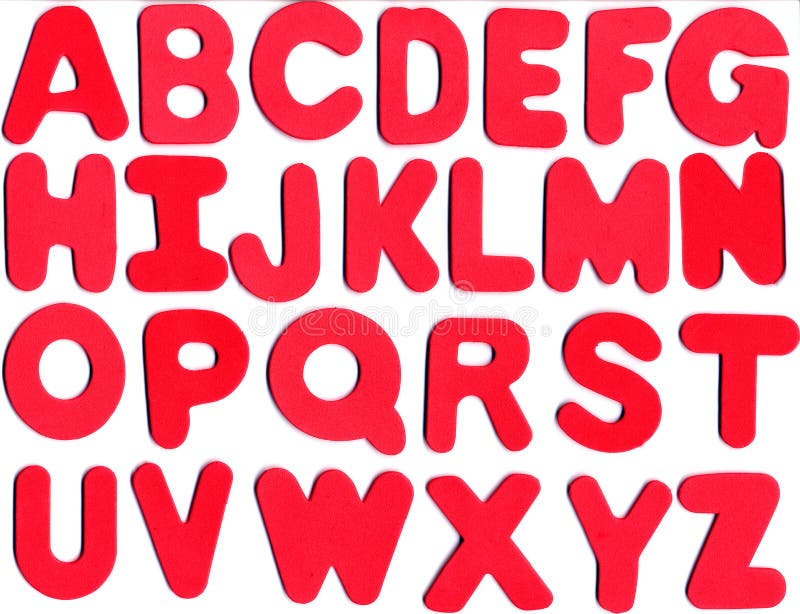 Alphabet of red tape stock image. Image of text, tape - 29335381