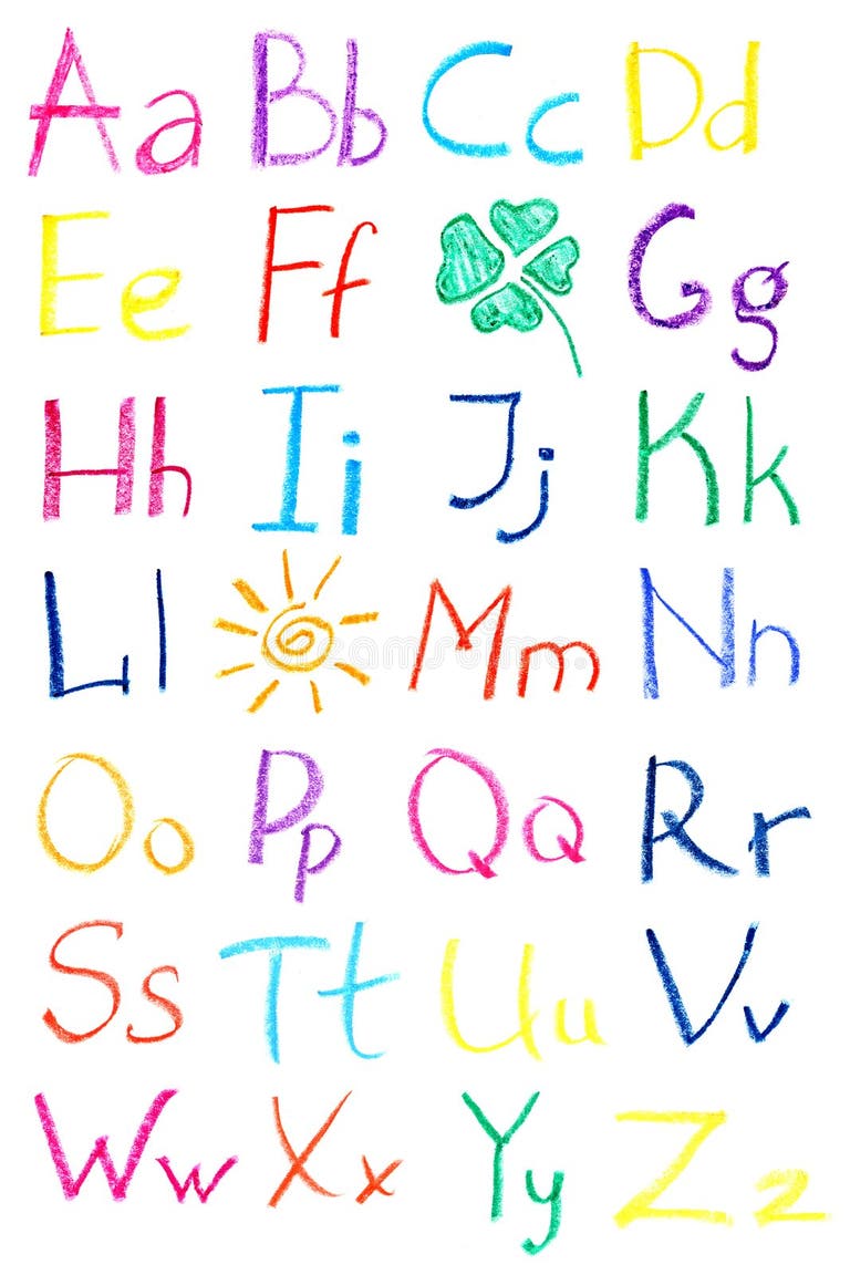 Paper Small Alphabet Letters Stock Illustrations – 291 Paper Small ...