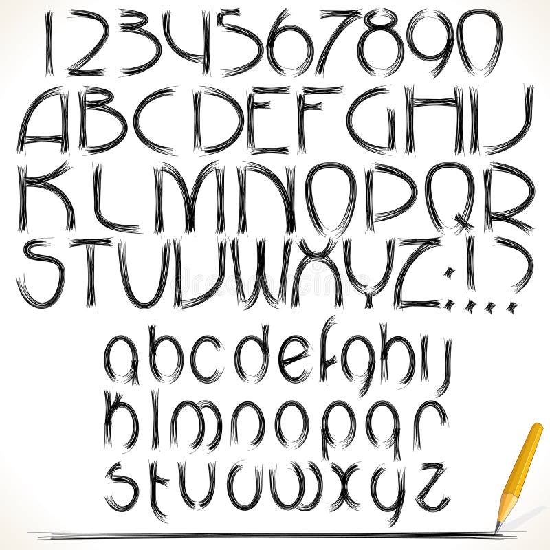 Art of Lettering stock vector. Illustration of script - 46980010