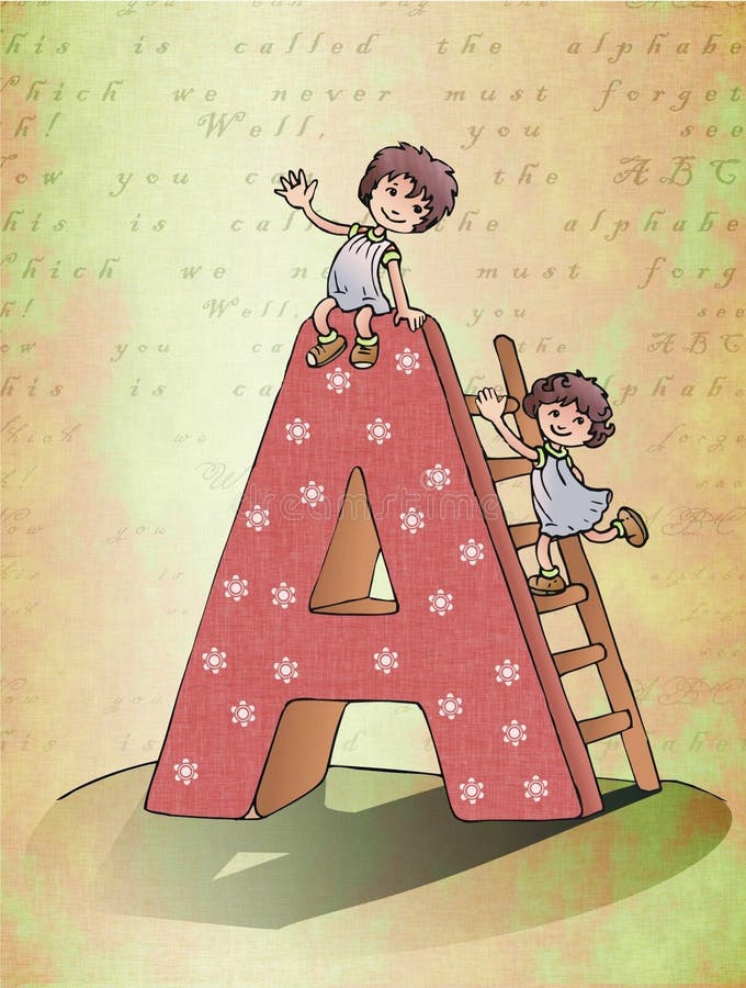 Alphabet stock illustration. Illustration of learning - 21773076